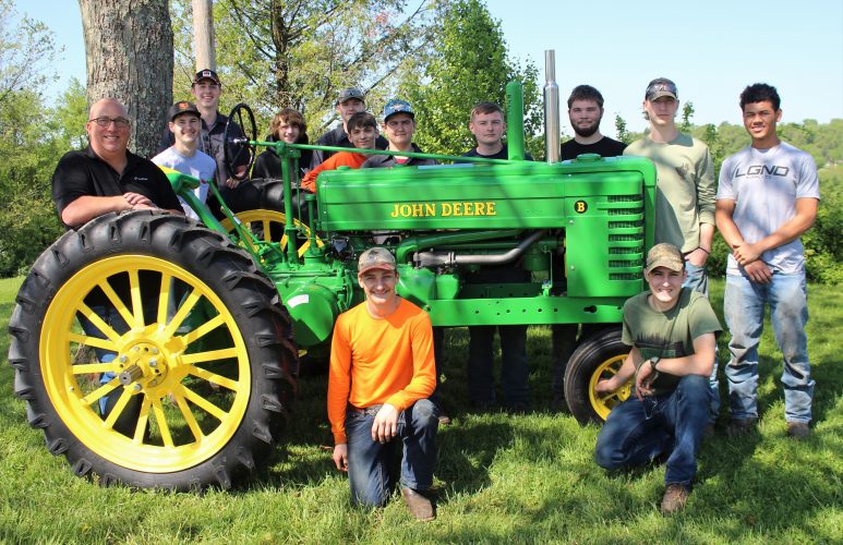 Power mechanics program finishes tractor restoration | News, Sports ...